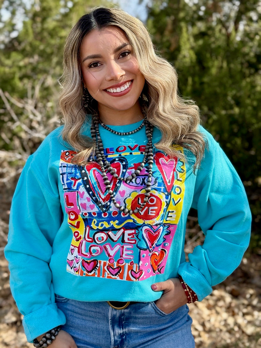 Callie Ann Stelter A Lot of Love Tee & Sweatshirt – Texas True Threads