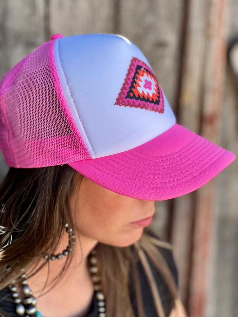 Cheyenne Aztec on Foam Trucker Cap – Texas True Threads