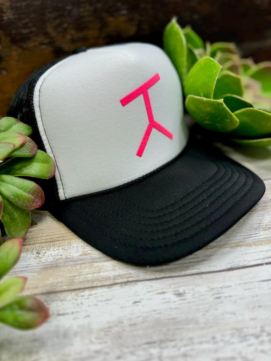 Slant Bar Brand Symbol Foam Trucker Cap in Puff – Texas True Threads