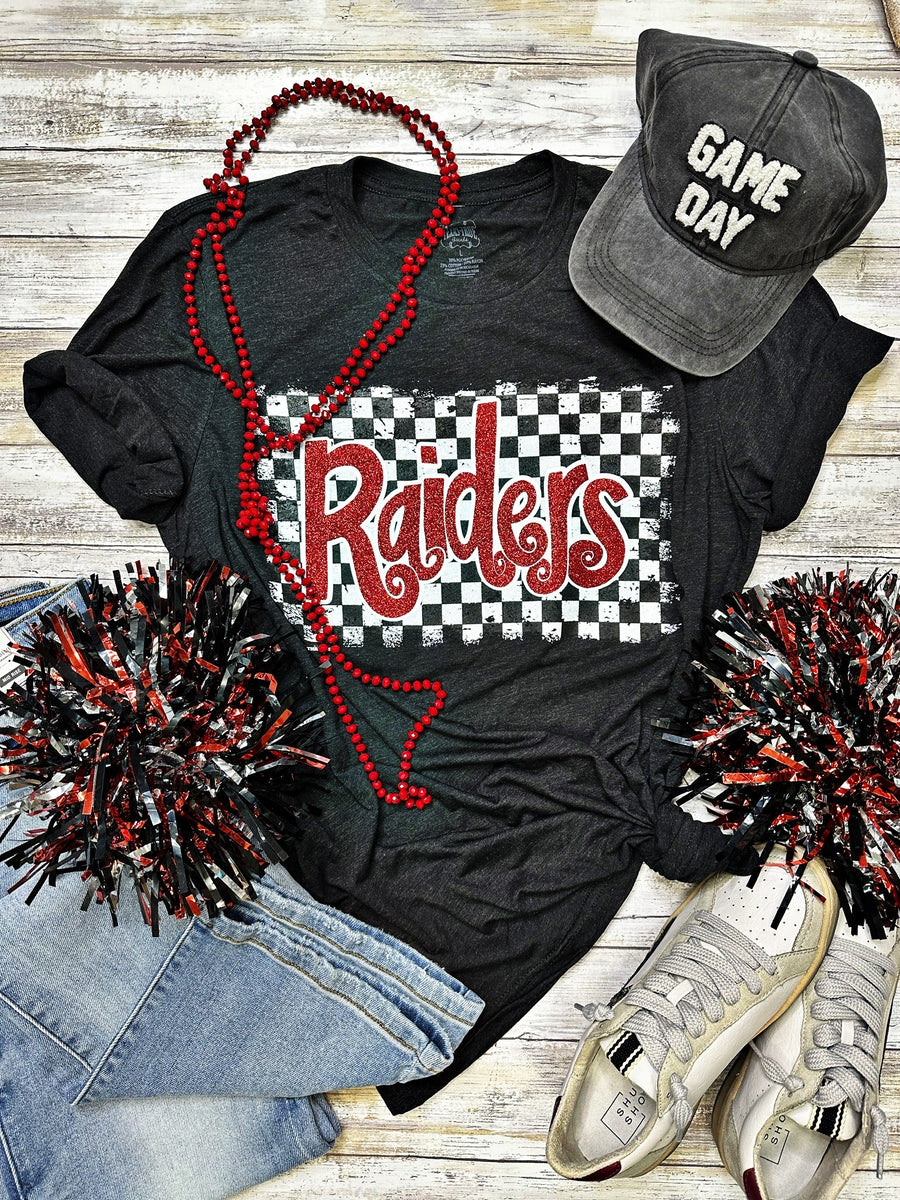Checkered Mascot - Customizable Tee – Texas True Threads