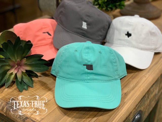 State Pride Cap With State Outline – Texas True Threads